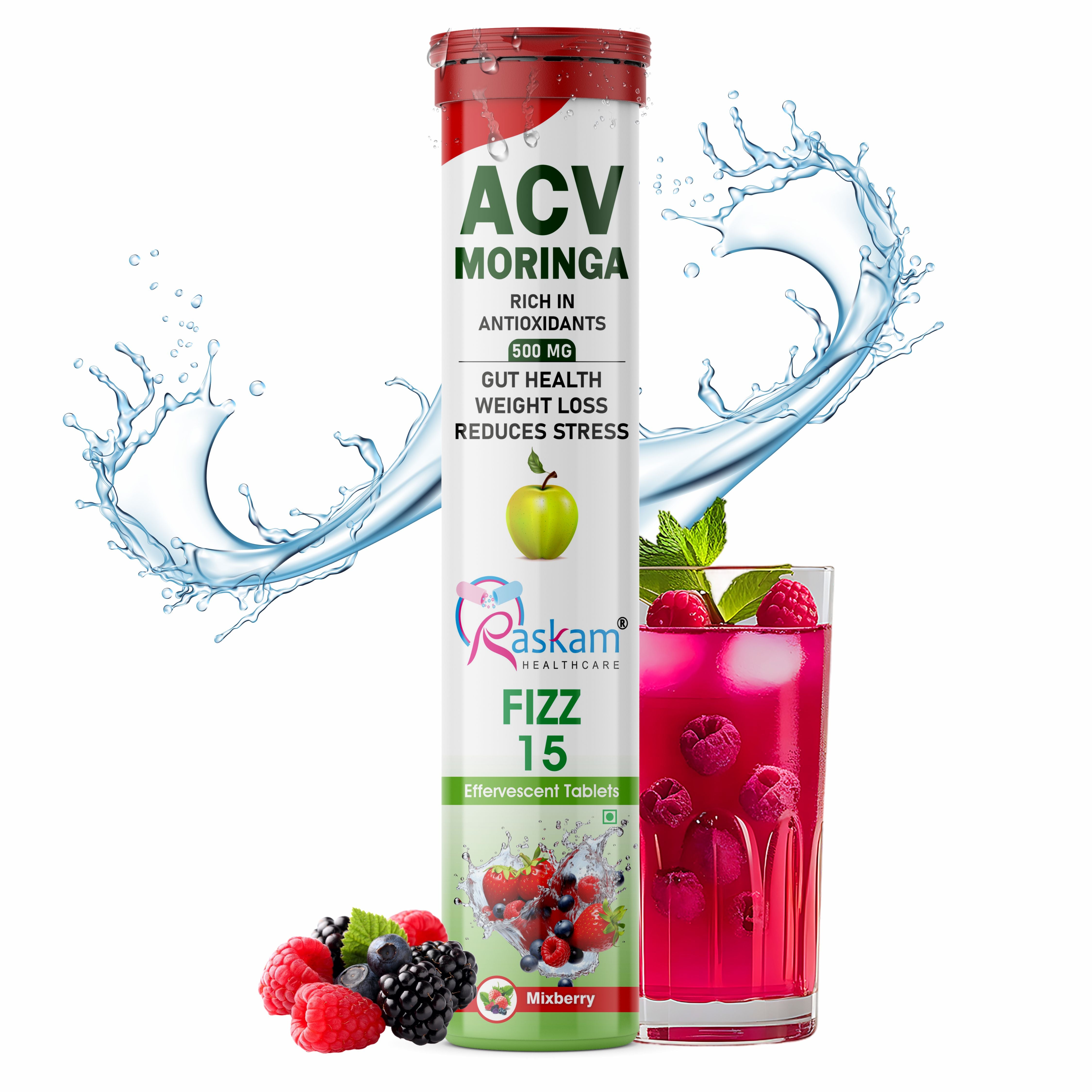 Raskam Apple Cider Vinegar (ACV) Moringa | Master Your Appetite & Boos ...